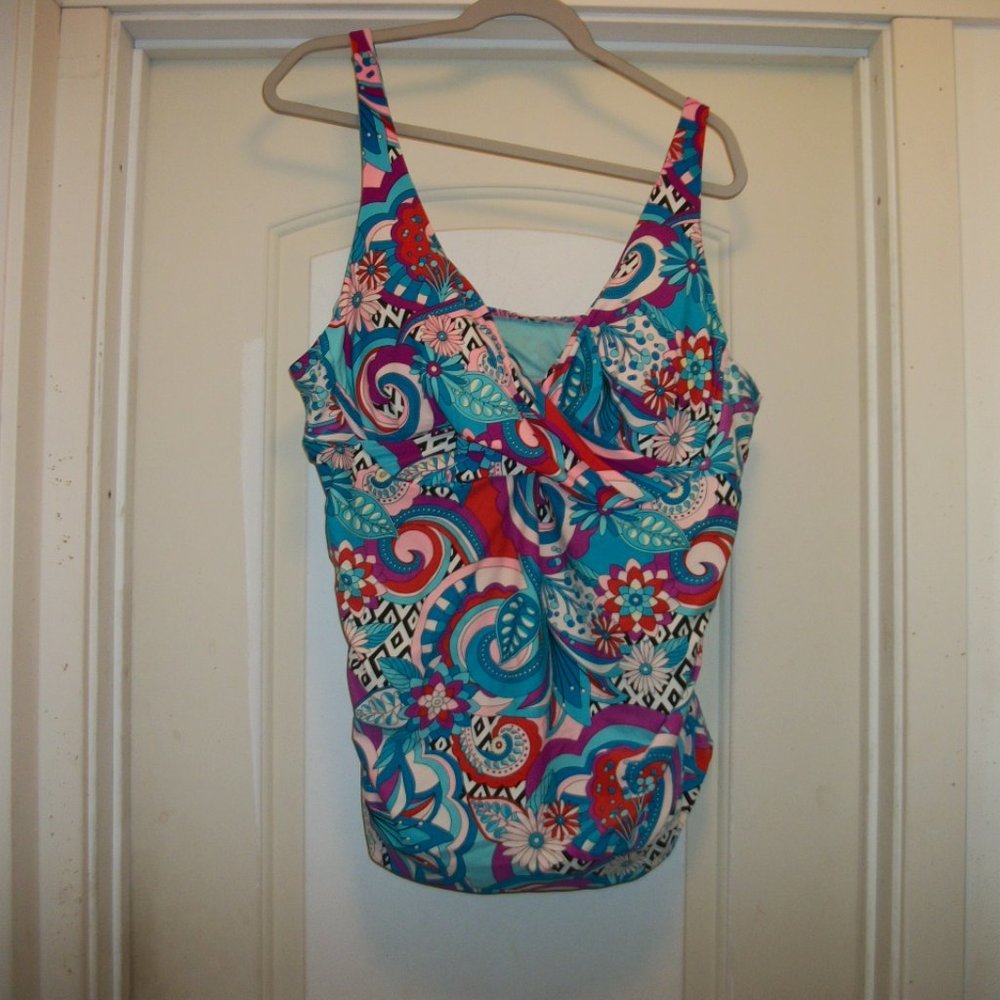 Catalina Designs Tankini Swim Top 3 X - Gem